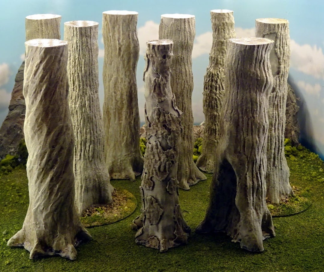 9 Tree Forest Set - Tree Terrain - Warhammer40k Tree- Age of Sigmar ...