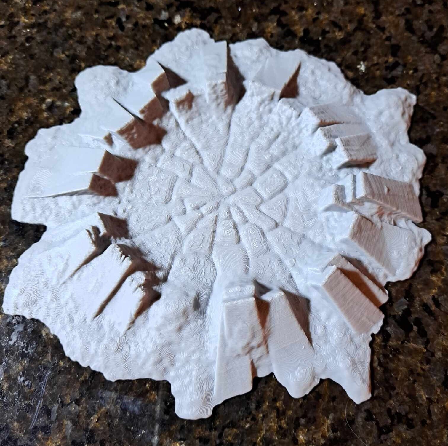 X3 3D Printed Battlefield Crater Scenery Terrain Set - Etsy