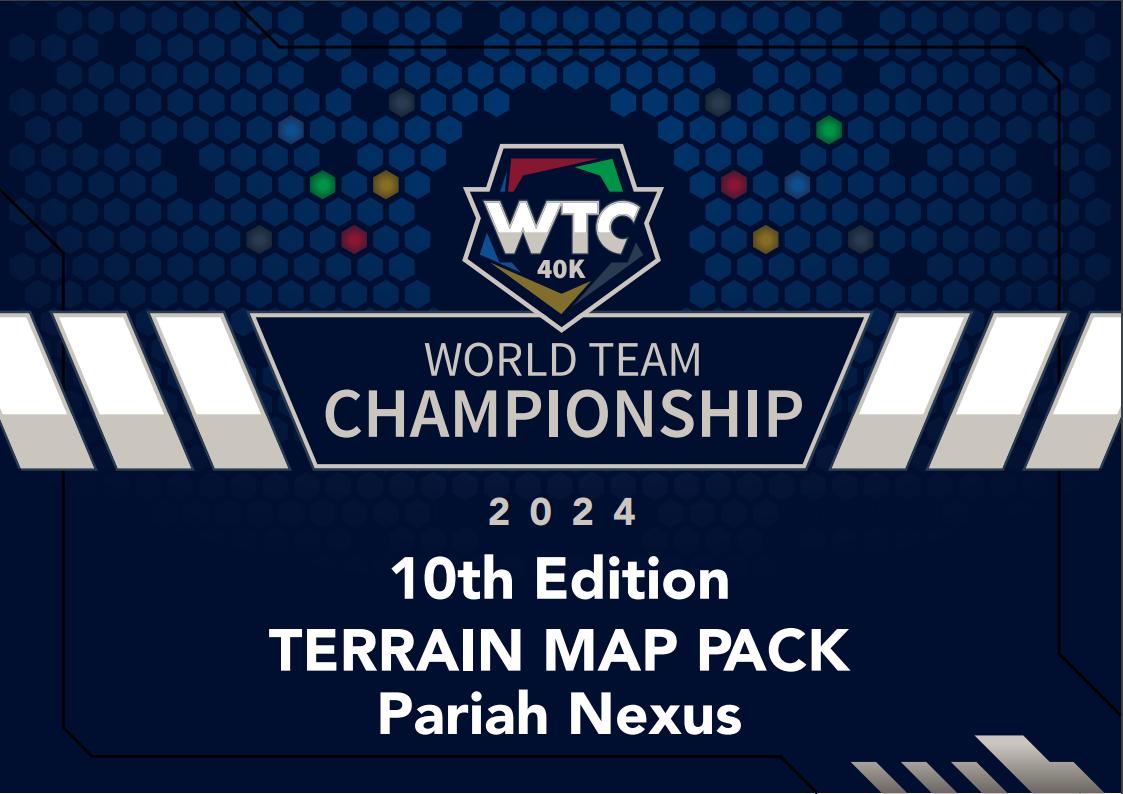 WTC 40K Tournament Terrain Set: 2025 WTC Compatible Map Pack Layouts ...