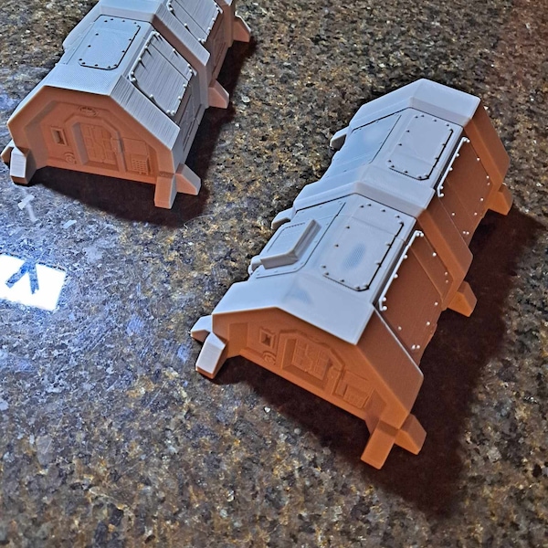 3d Printed Bunker Terrain - Etsy