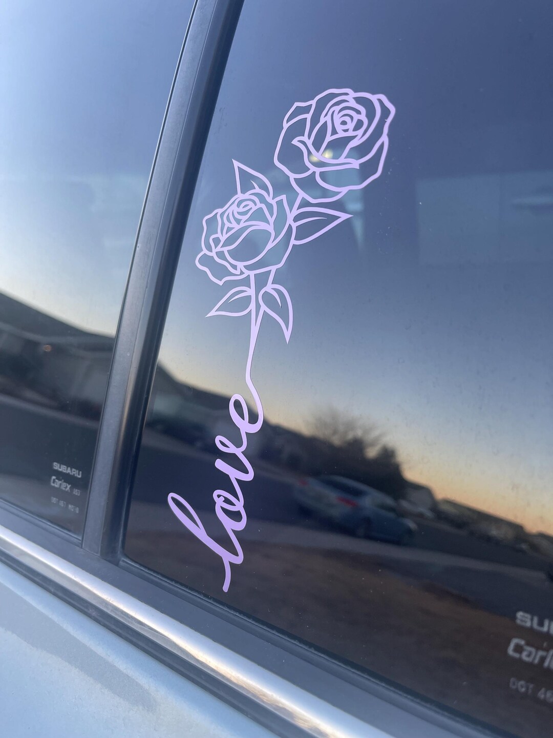 Love Car Decal - Etsy