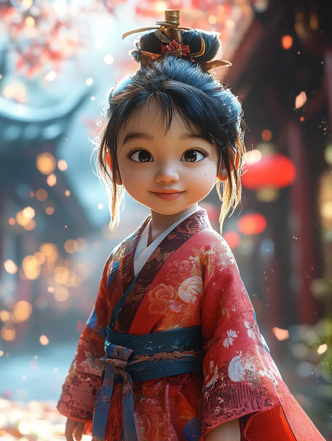 Custom Mulan Pixar Portrait for Girl Gift Personalized Mulan Pixar ...