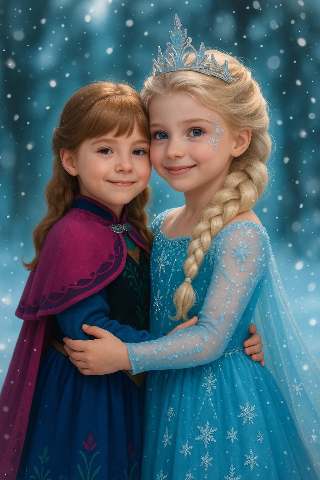 Custom Frozen Portrait Elsa Kids Personalized Photo Disney Princess ...