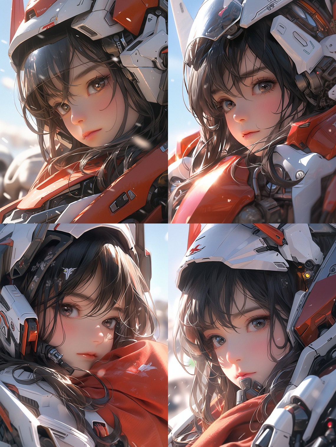 Custom Mecha Anime Portrait, AI Artwork, Poster, Wall Art, IP Image ...