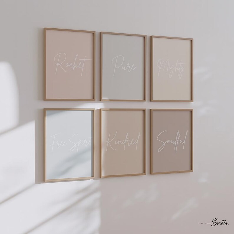 Wall Art for Kids Room Printable Art Set for Girl Room Decor Boys ...