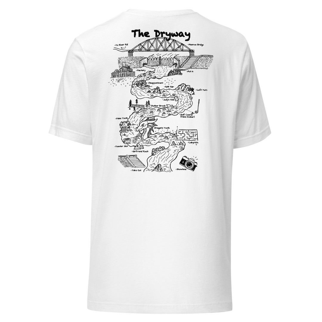 Dryway River Map Shirt - Etsy