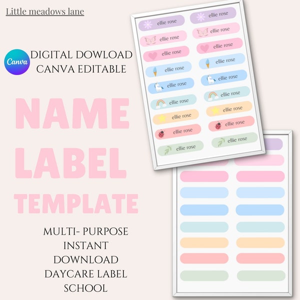 Cute School Canva - Etsy