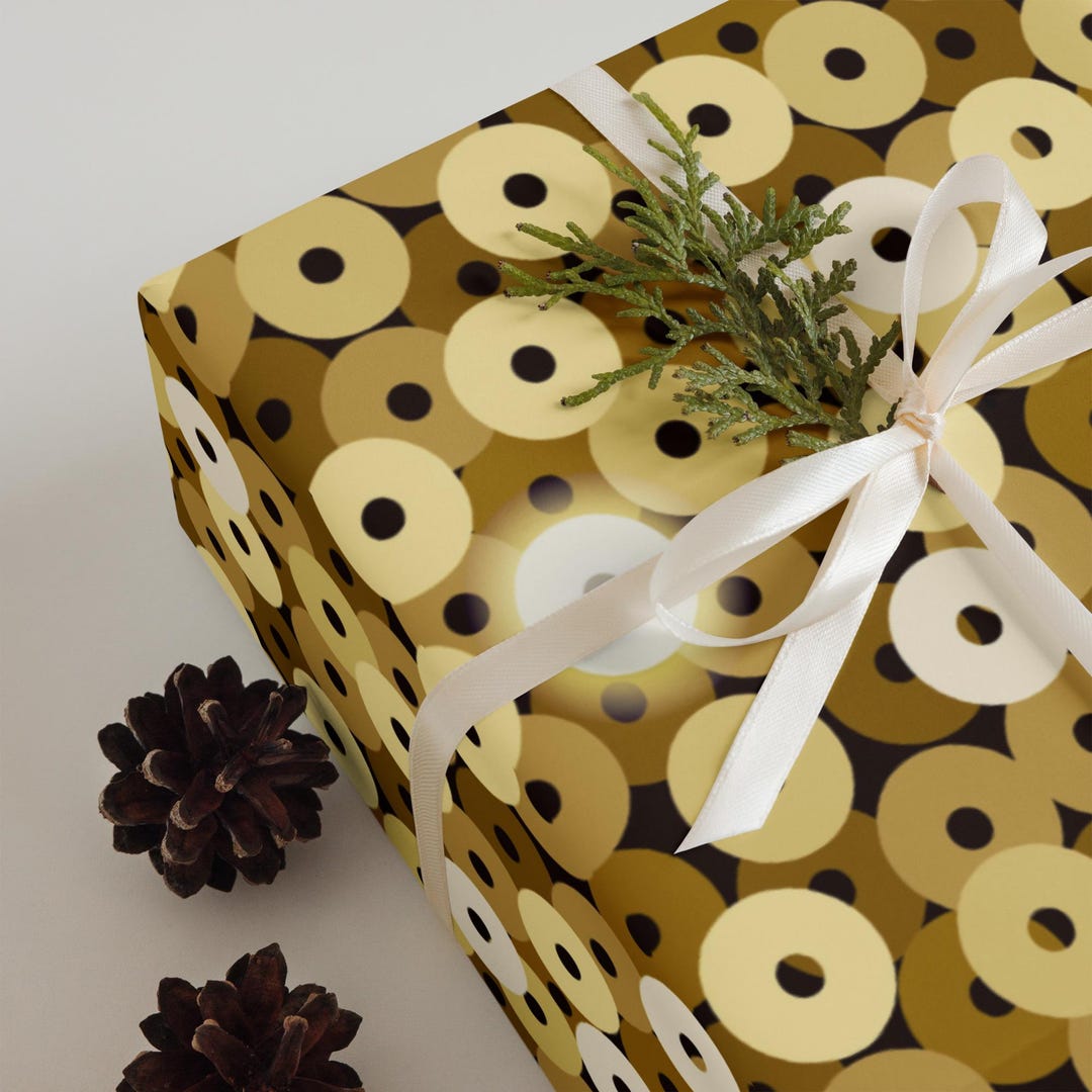Glittering Gold Sequin Gift Wrap - Etsy