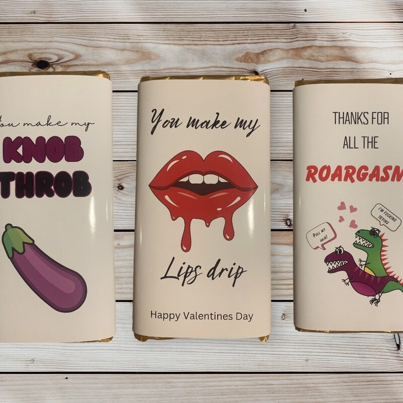 Chocolate Rude Wrappers - Etsy