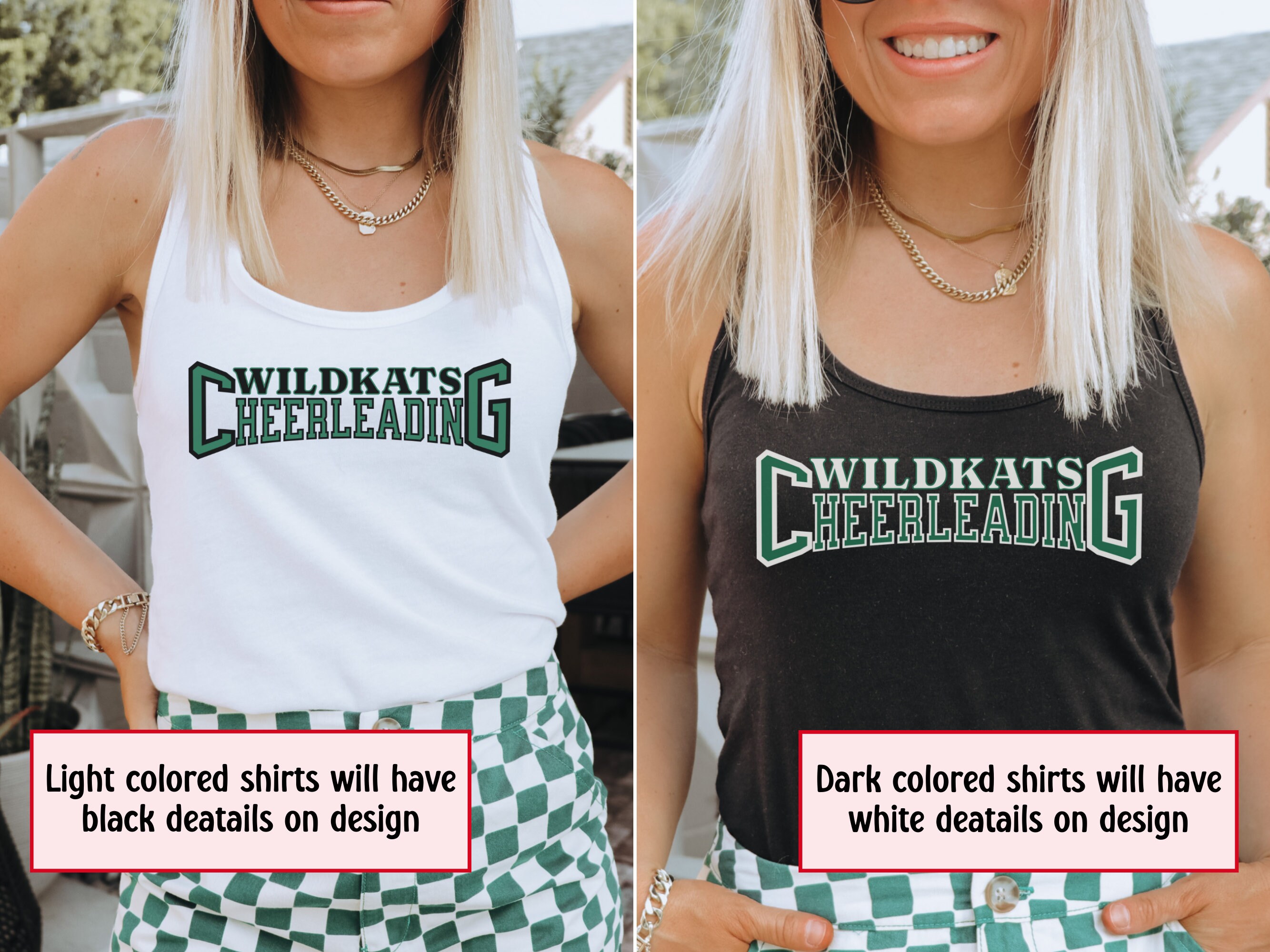 Personalized Cheer Team Tank, Custom Team Apparel, Shirt for Camp ...