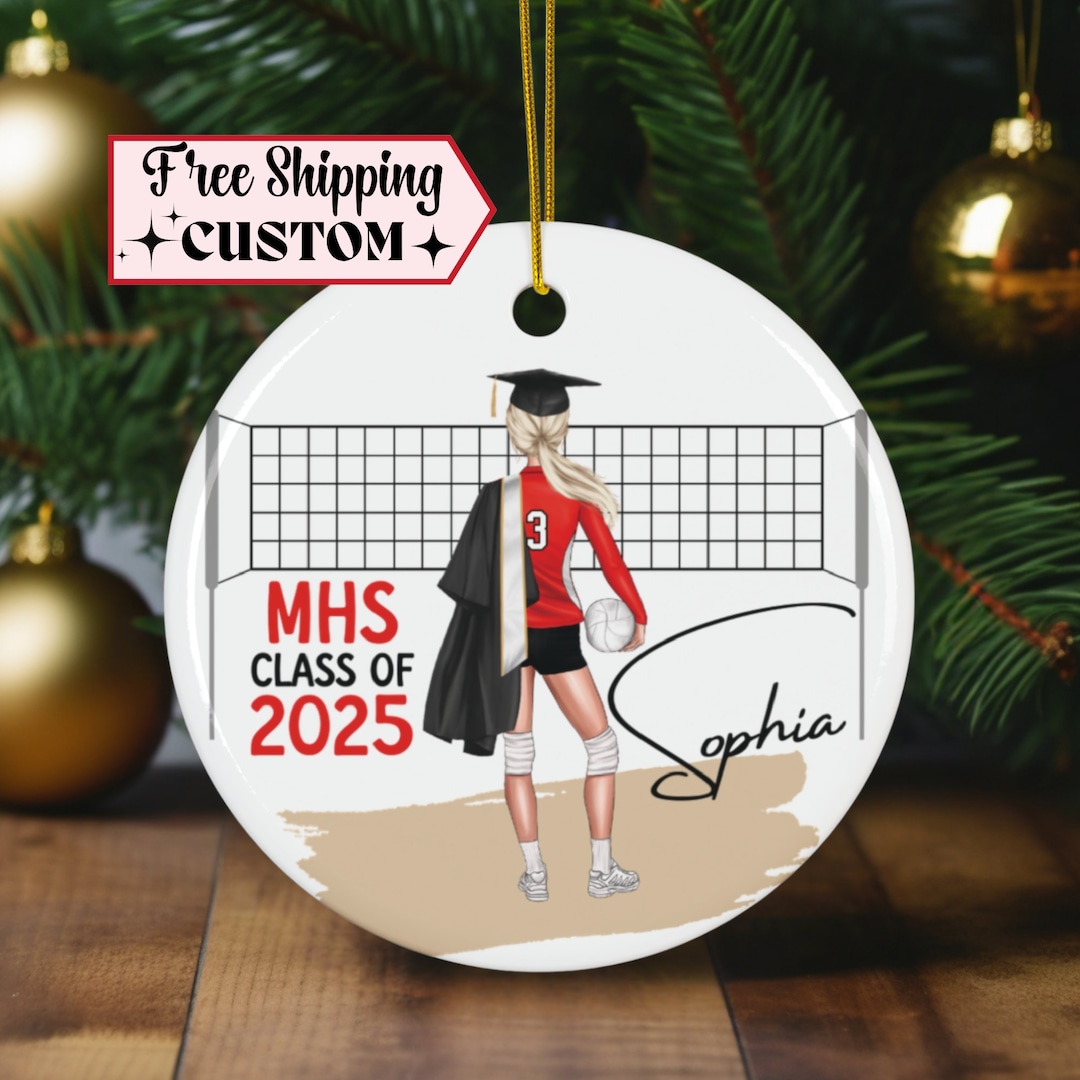 Personalized Volleyball Graduation Gift, Senior Gift Volleyball, Custom ...