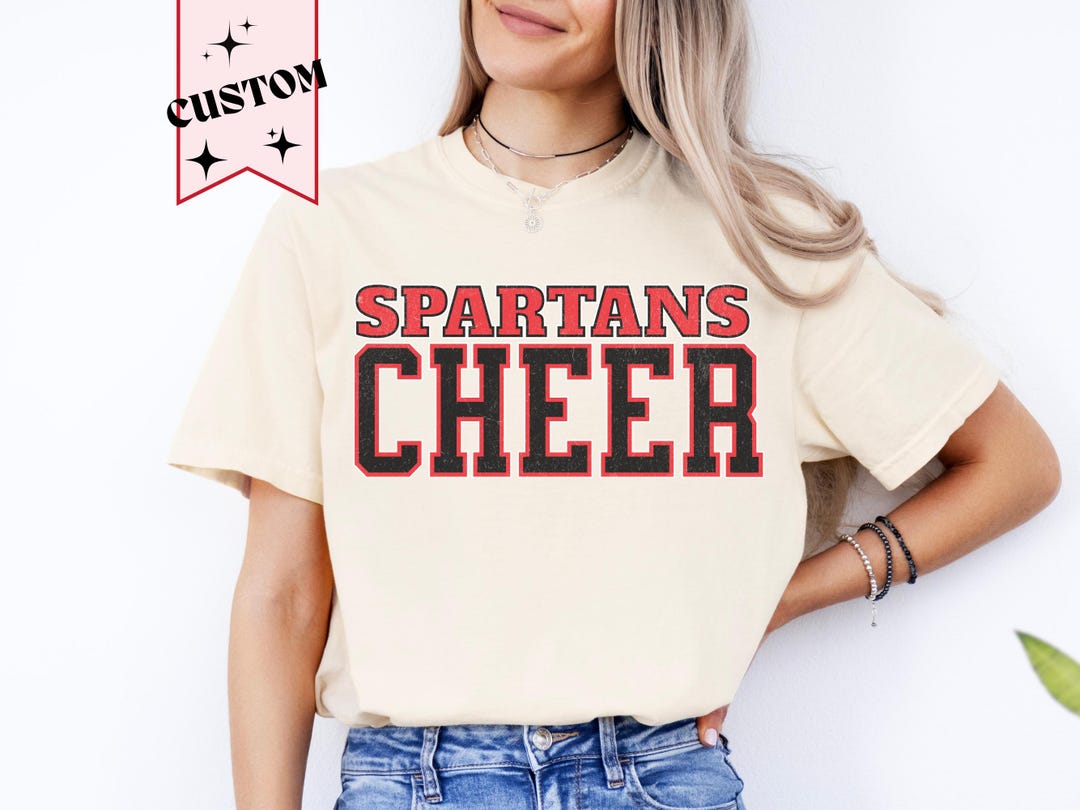 Custom Cheer Team Shirt, Cheerleading Squad T-shirt, Competitive Cheer ...