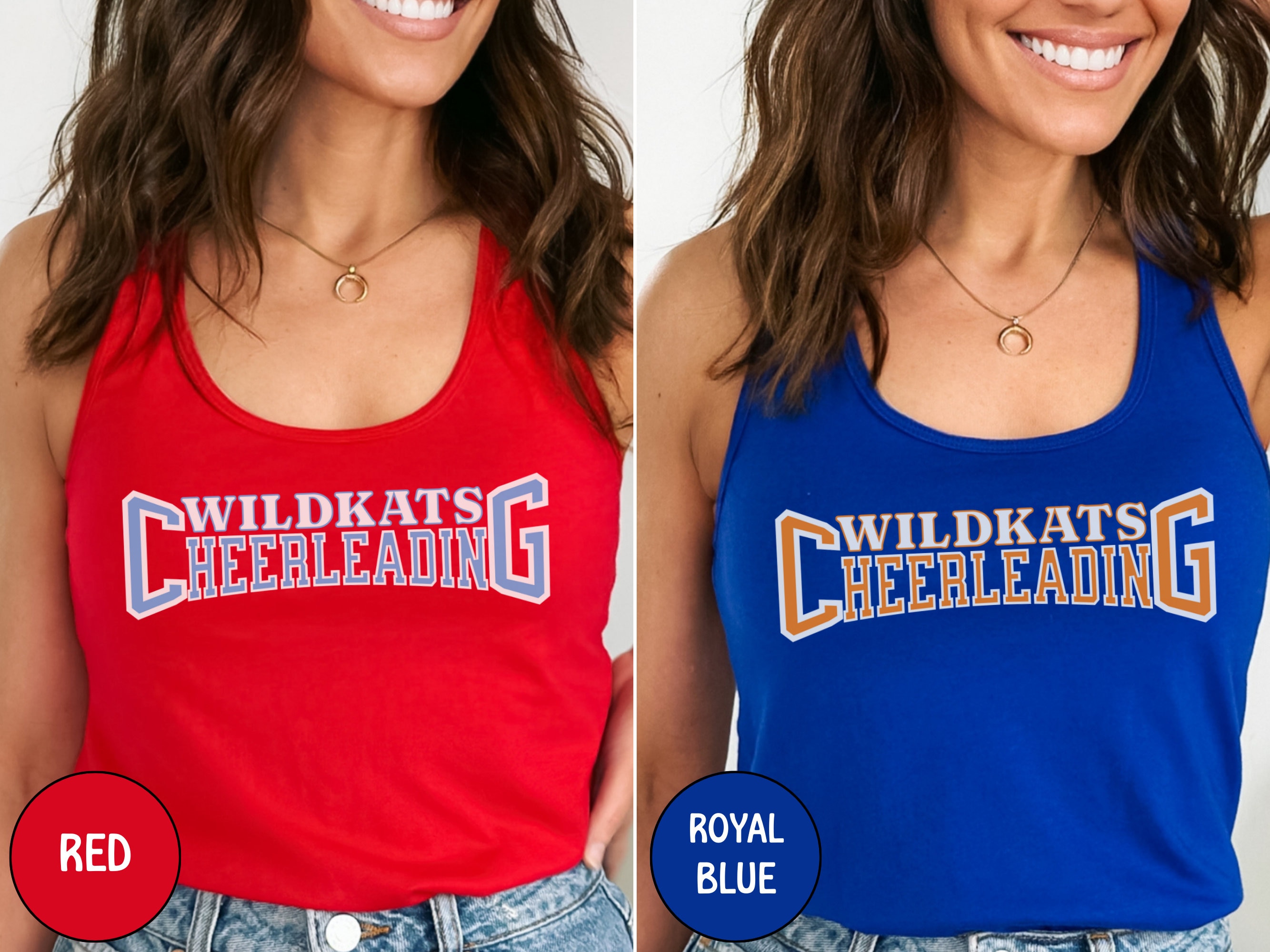 Personalized Cheer Team Tank, Custom Team Apparel, Shirt for Camp ...