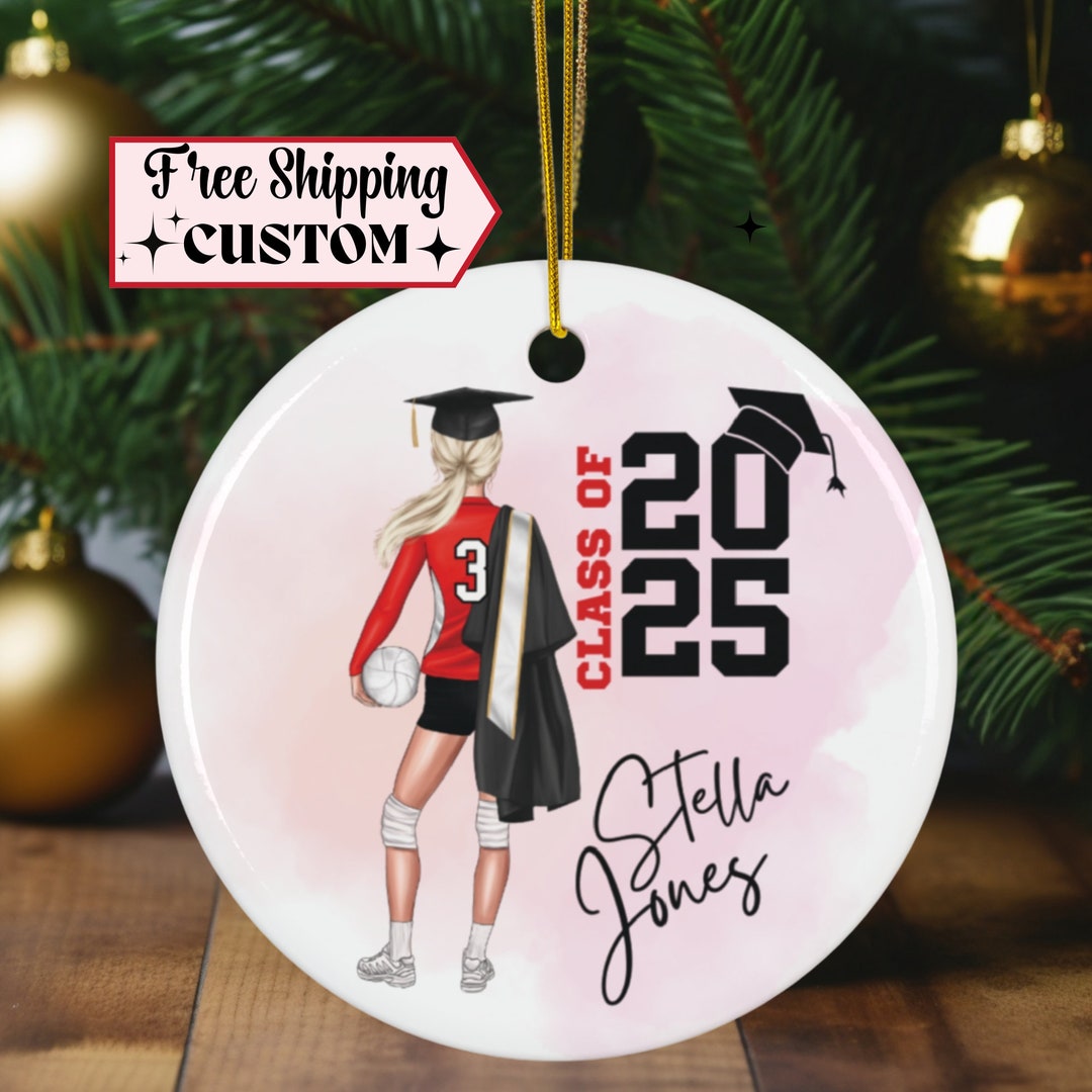 Personalized Volleyball Graduation Gift, Senior Gift Volleyball, Custom ...