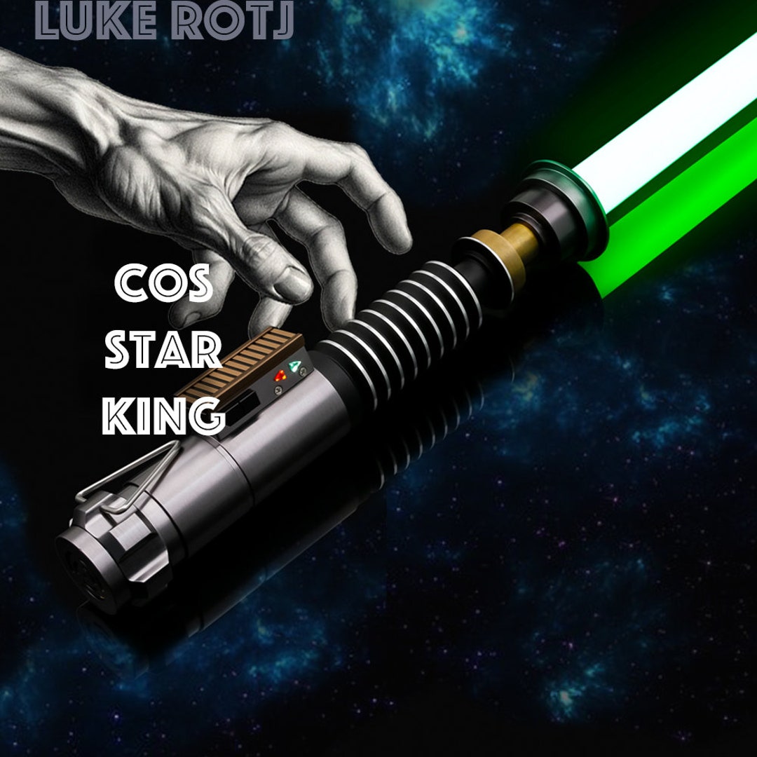 Luke Skywalker ROTJ Neopixel Lightsaber Old Style Star Wars - Etsy
