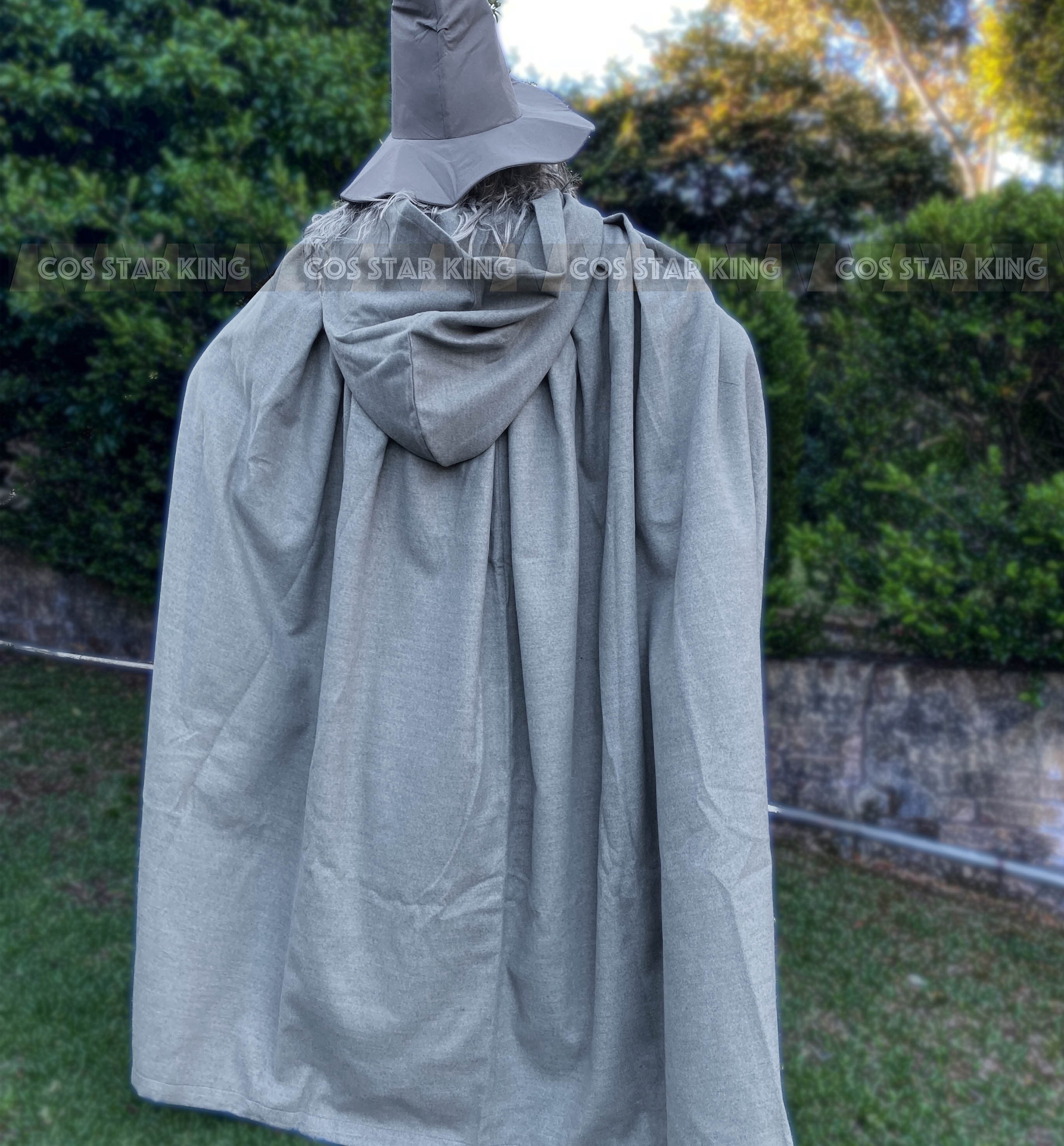 Gray Gandalf Cosplay Wool Costume Outfit the Lord of the Rings ...