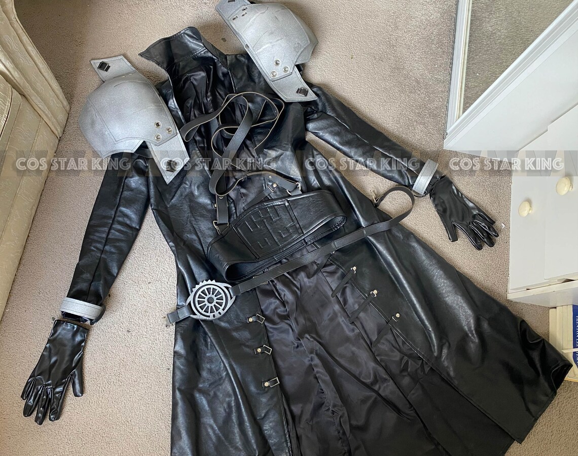 Sephiroth Cosplay Final Fantasy VII Remake Costume Suit FF7 Halloween ...