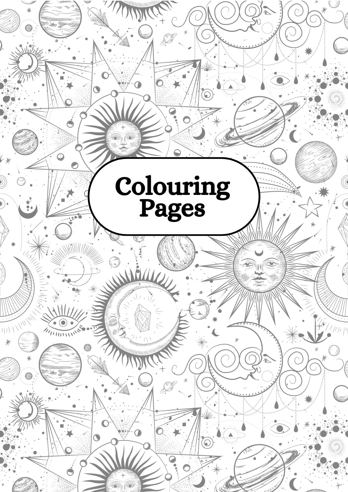 20 Colouring Pages - Zodiac, Astrology, Astronomy, Metaphysical ...