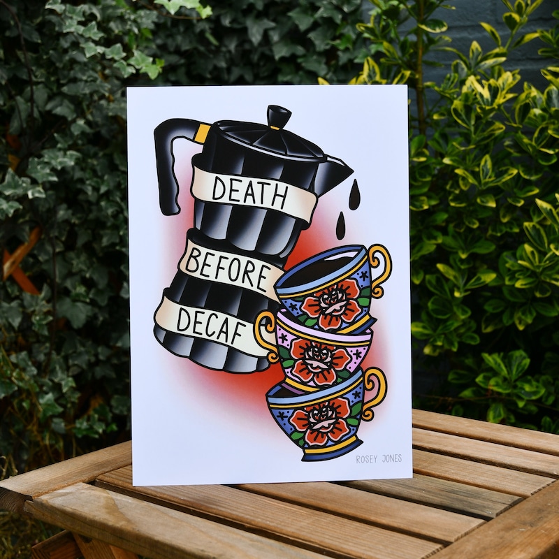 Death Before Decaf - Etsy