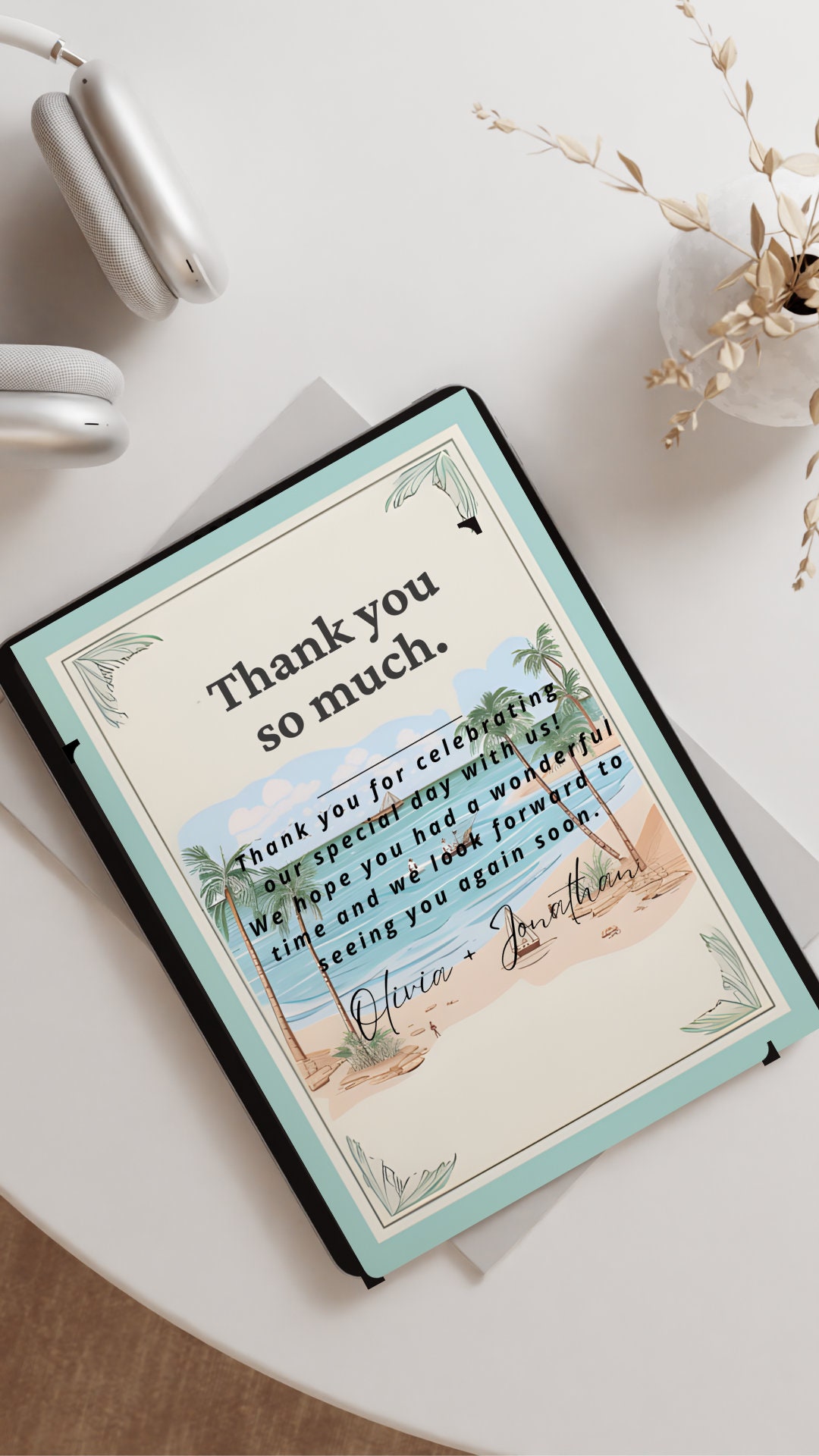 Thank You Card, Beautiful Appreciation Card, Appreciation, Thank You ...