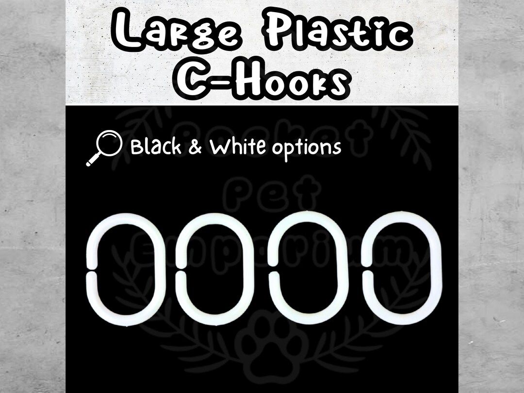 Plastic Hanging Hooks for Hammocks, Small Animal Cage Accessories, C ...