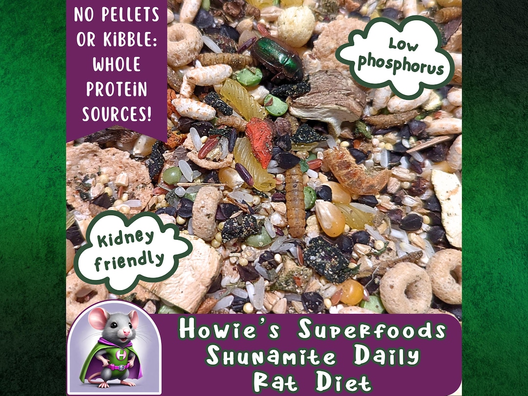 Rat Food, Shunamite Daily Pet Diet, Howie's Superhero Power Blend With ...