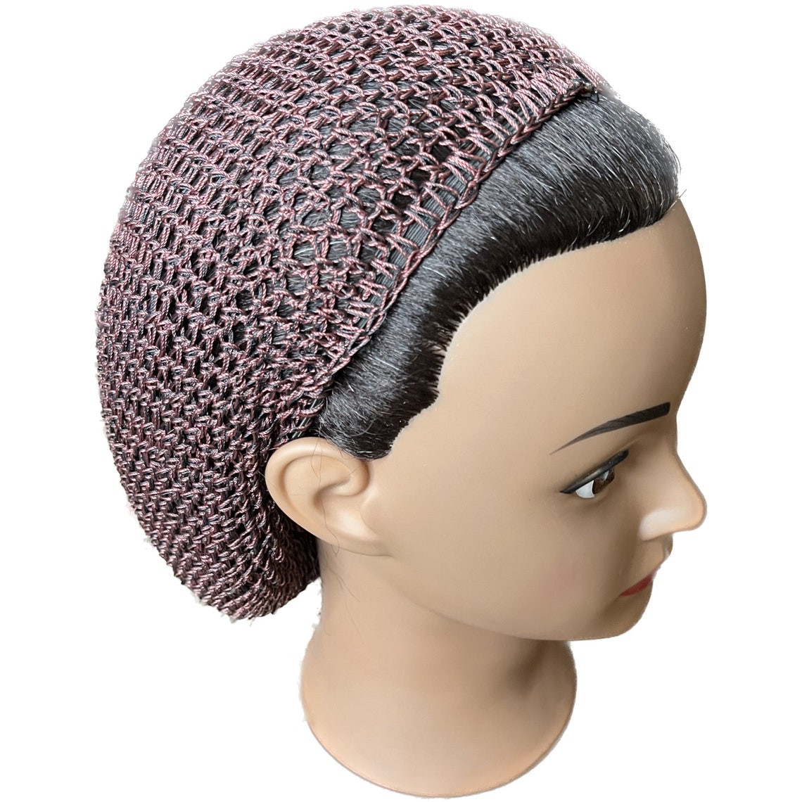 Handmade Mesh Crotchet Hair Net Snood Women Rayon Bun Cap Ornament. - Etsy