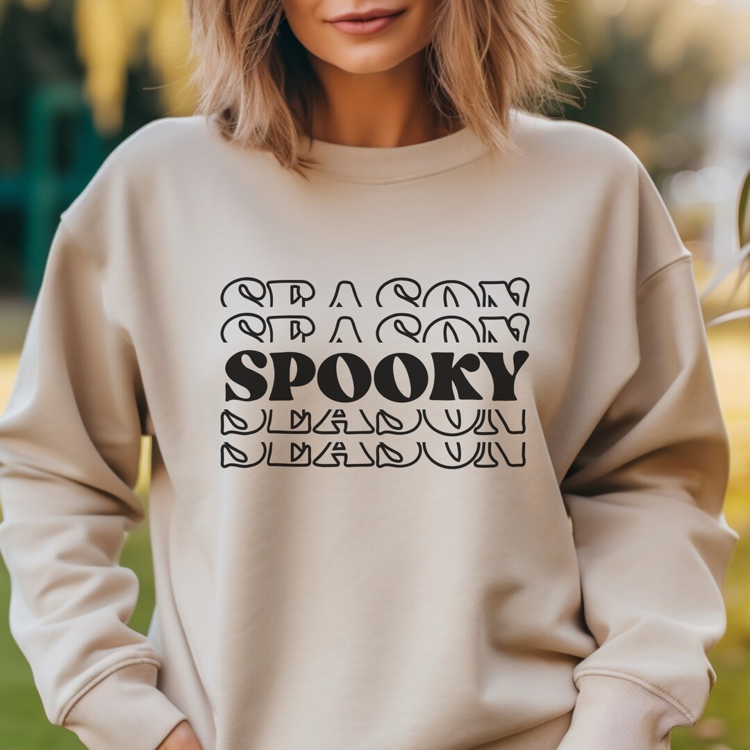 Spooky Season Cozy Halloween Sweater Crewneck - Etsy