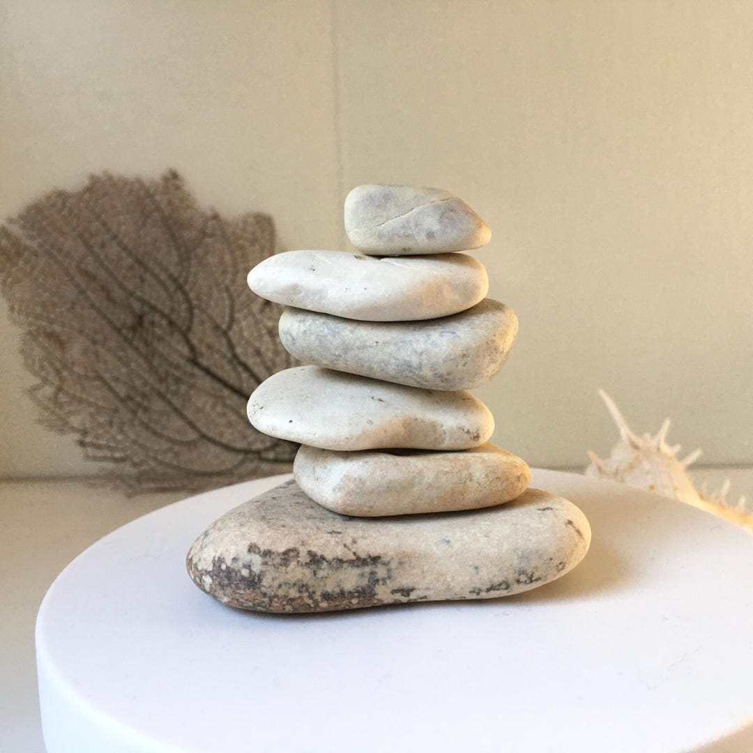 Zen Balancing Stones: Hand-picked Stacking Rocks, Desk Sculpture - Etsy