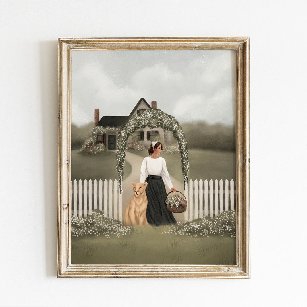 Lioness at the Gate Art Print: LDS Christian Fine Art - Etsy