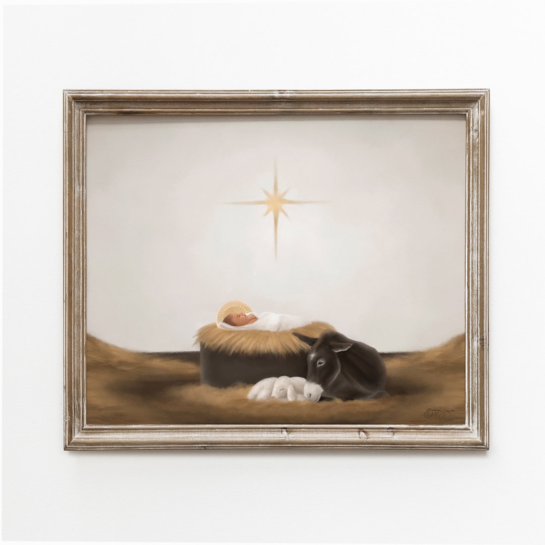 Of Humble Birth | LDS Artwork | Christian Wall Art | Jesus Birth ...