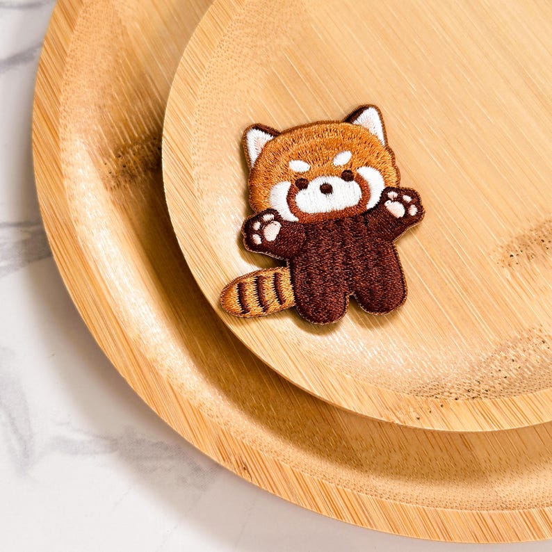 BUNDLE EXCLUSIVE Adorable Red Panda Patch for Backpack for Kids Patch ...