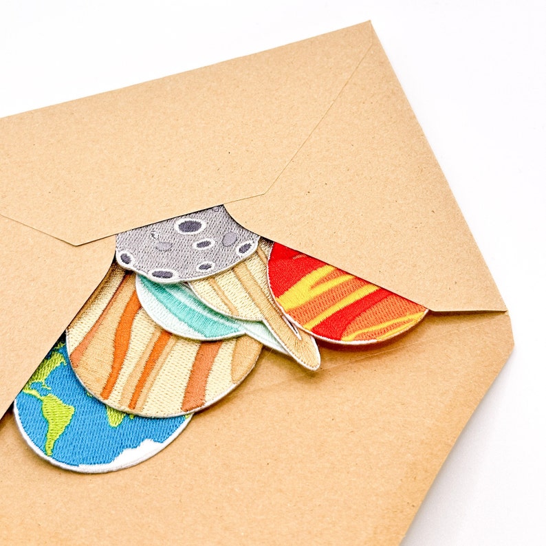 Space Embroidery Iron-on Patch 7 Styles-planet Embroidery Patch-t-shirt ...