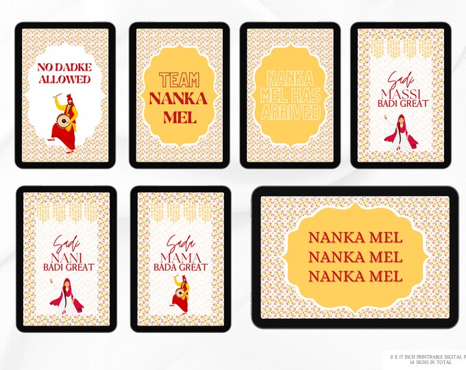 Nanka Mel Signs Punjabi Wedding Jagoo Maaiyan Poster Viah Boards Kuri ...