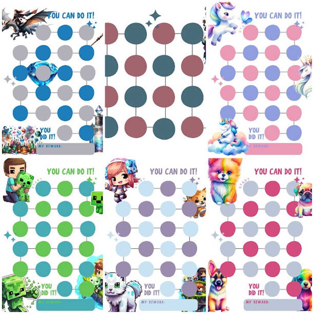 Digital A4 Reward Chart / Printable - Etsy Australia