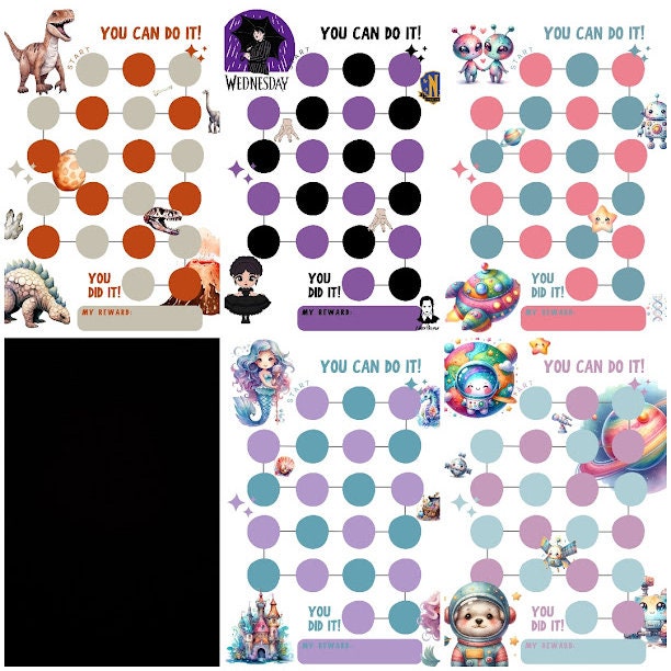 Custom Digital A4 Reward Chart / Printable - Etsy