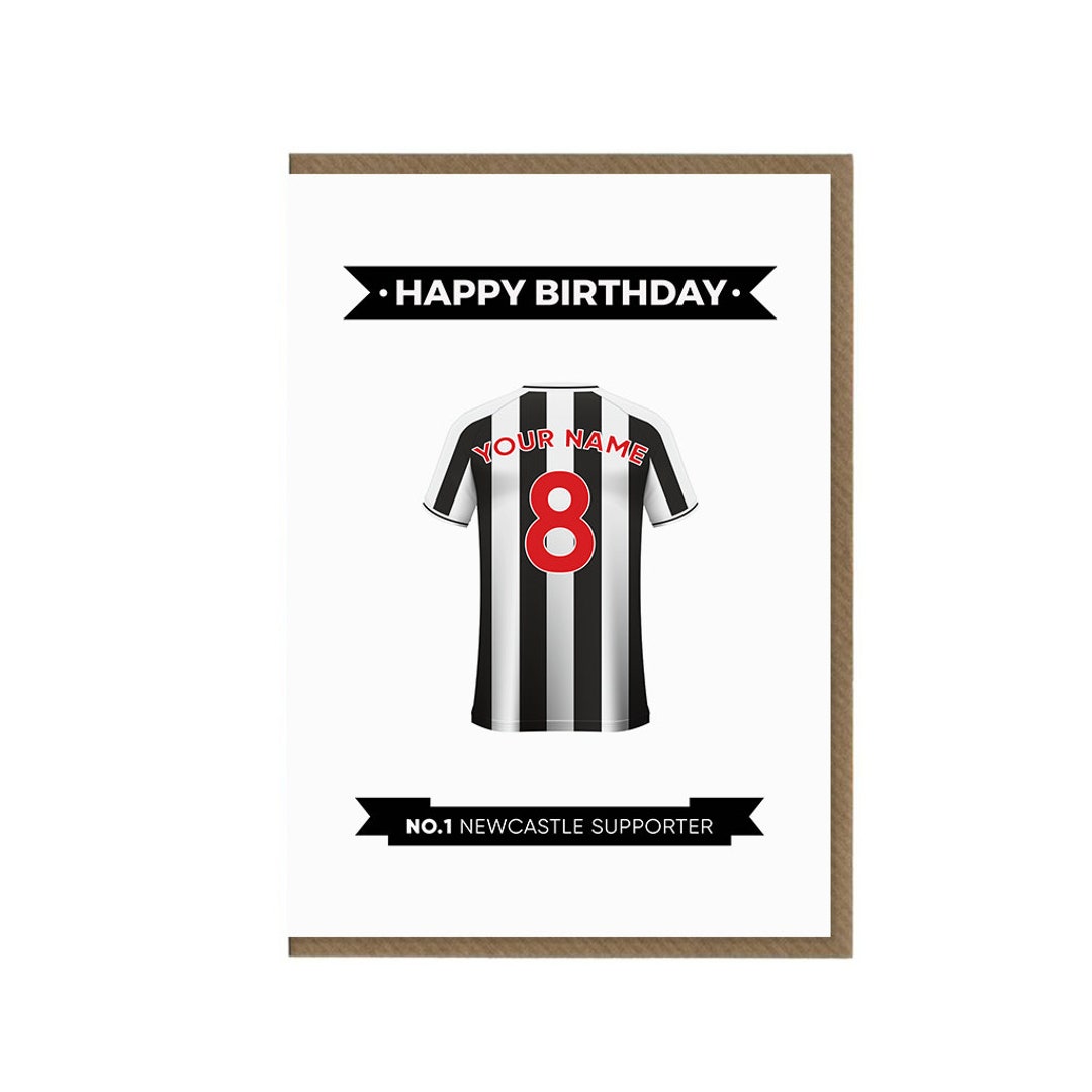 Personalised Newcastle United Birthday Card | Newcastle Fan Greeting ...