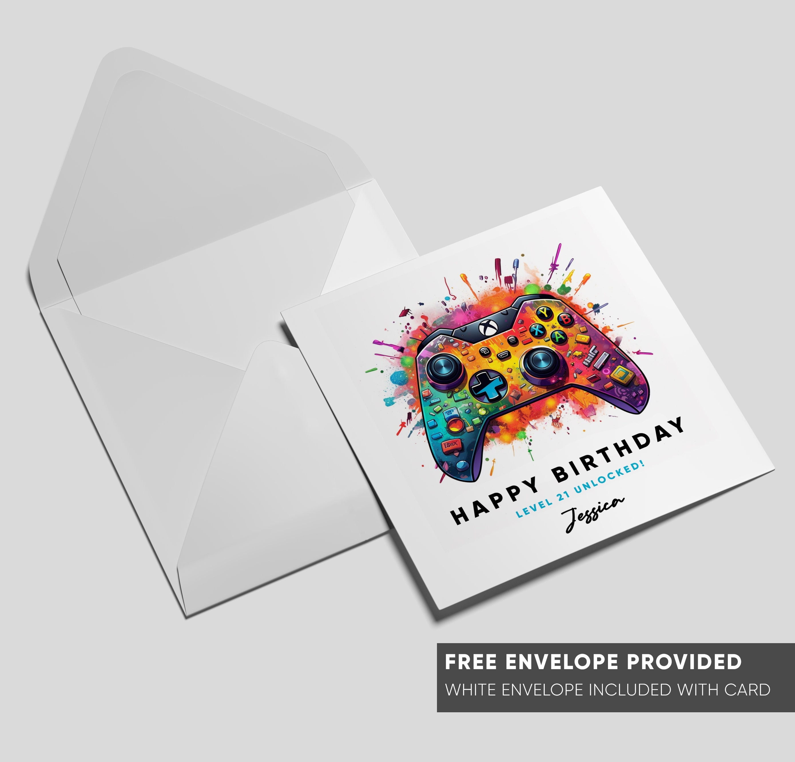 Personalised Gamer Birthday Card Boy Girl Greeting Card - Etsy UK