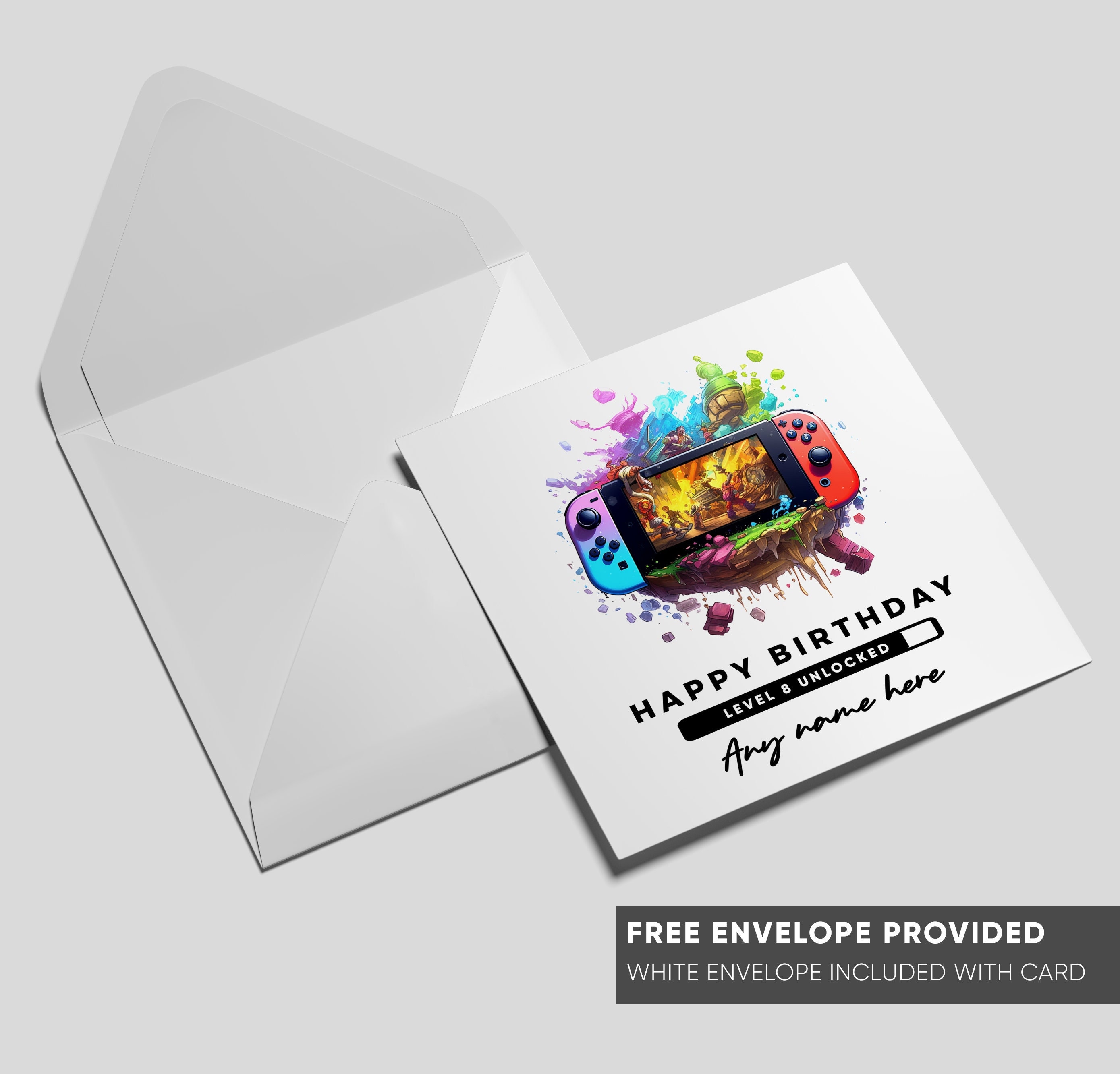 Personalised Gamer Birthday Card | Boy Girl Greeting Card | Gaming All ...