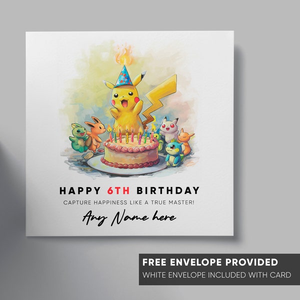 Nintendo Birthday Card - Etsy