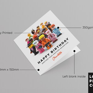 Roblox Personalised Birthday Card | Greeting Card Boy Girl | Gaming ...