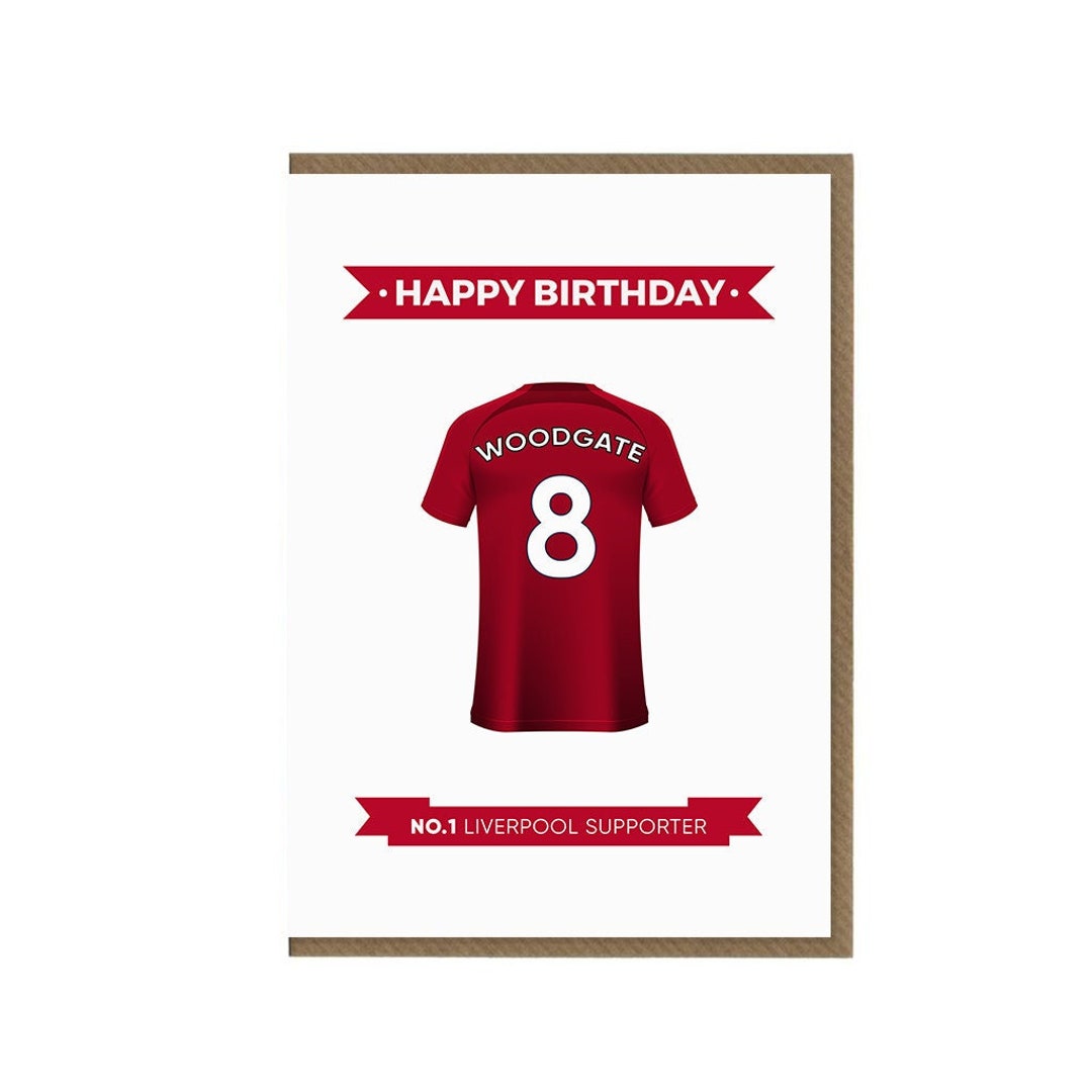 Personalised Liverpool Fc Birthday Card | Liverpool Fan Greeting Card ...