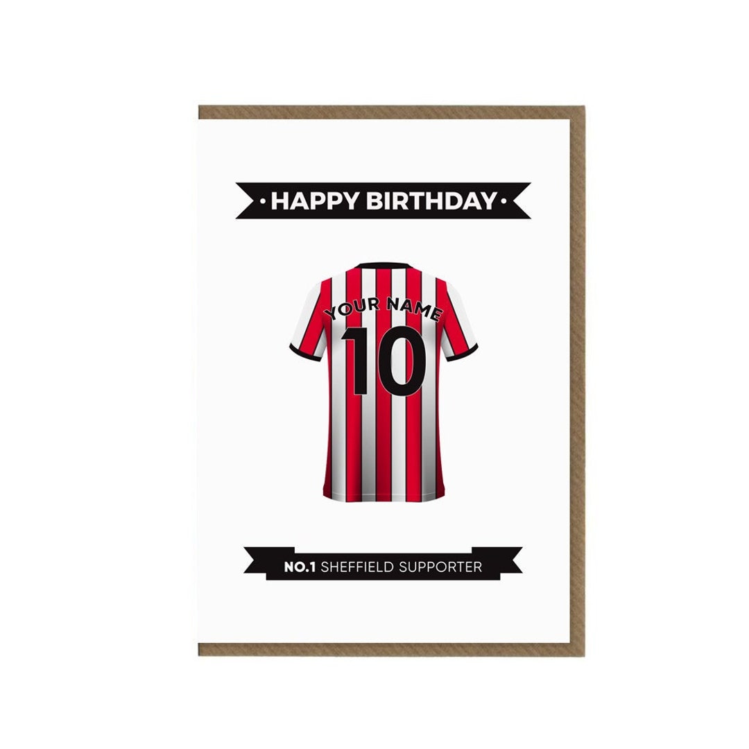 Personalised Sheffield Fc Birthday Card | Sheffield Fan Greeting Card ...