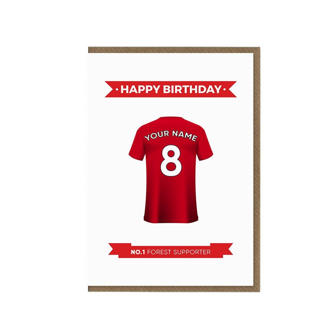 Personalised Nottingham Forest Fc Birthday Card | Forest Fan Greeting ...