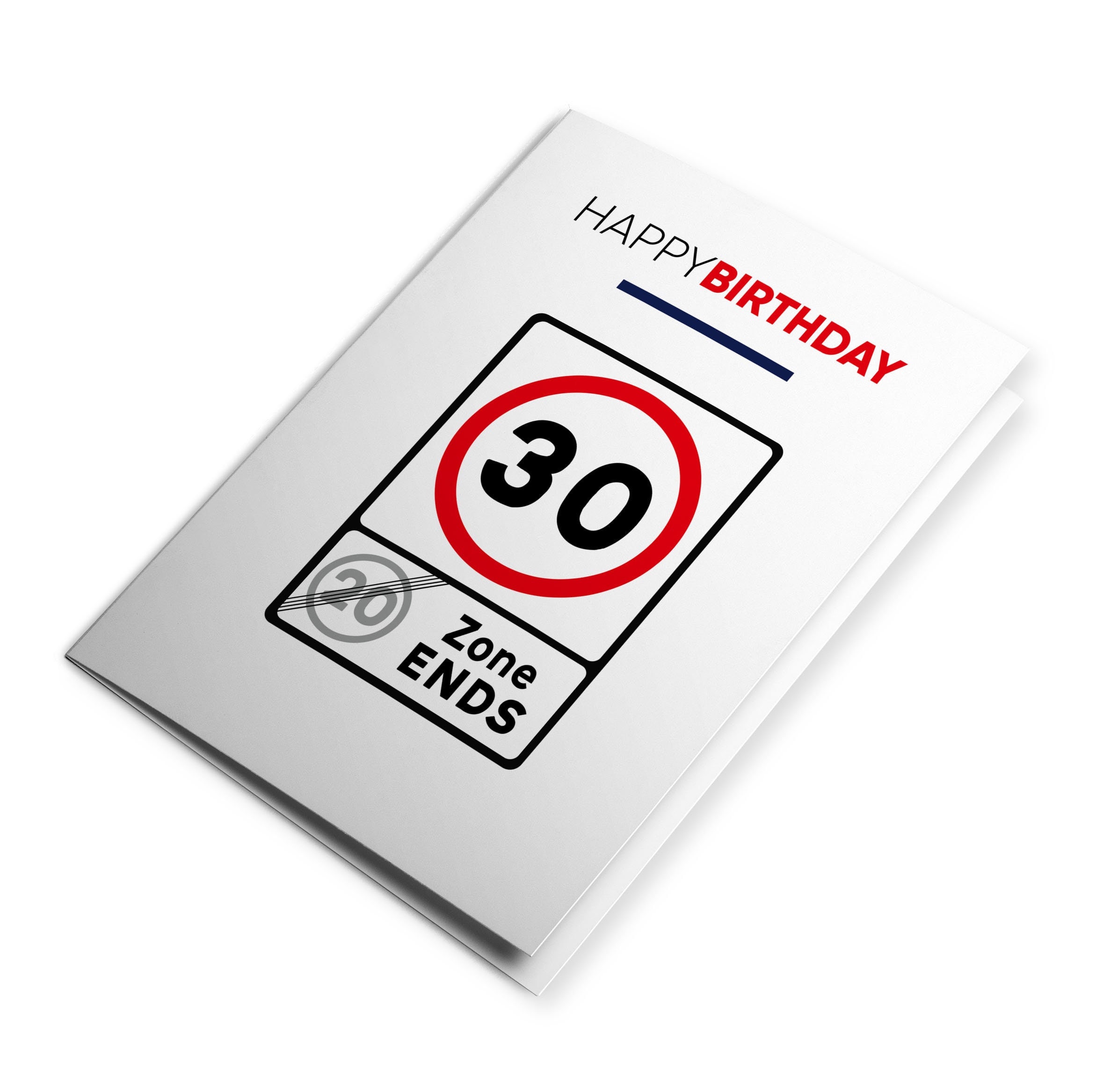 Funny 30th Birthday Card Road Sign Joke Humour Gift - Etsy