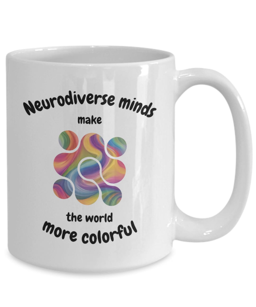 Neurodiverse Minds Coffee Mug Inspirational Quote Unique Gift for ...