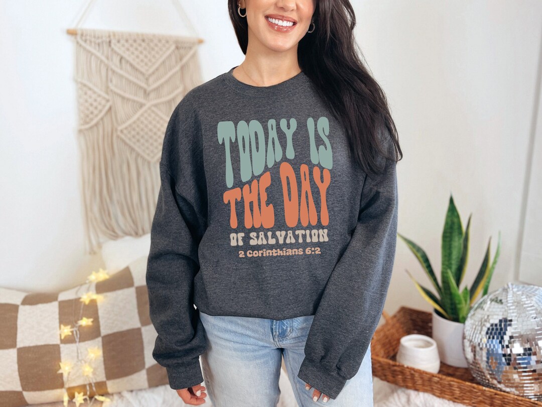 Embrace Salvation Today : Cozy Christian Comfort 2 Corinthians 6 2 - Etsy