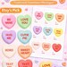 Candy Conversation Hearts Printable – Valentine's Day Cards, Digital ...