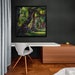 An Original Acrylic and Oil Line of Trees Painting | Beautiful Nature ...