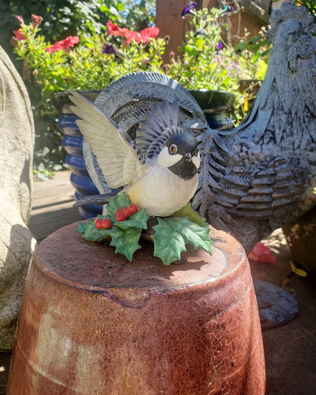 Lenox Garden Bird, Male Chickadee - Etsy